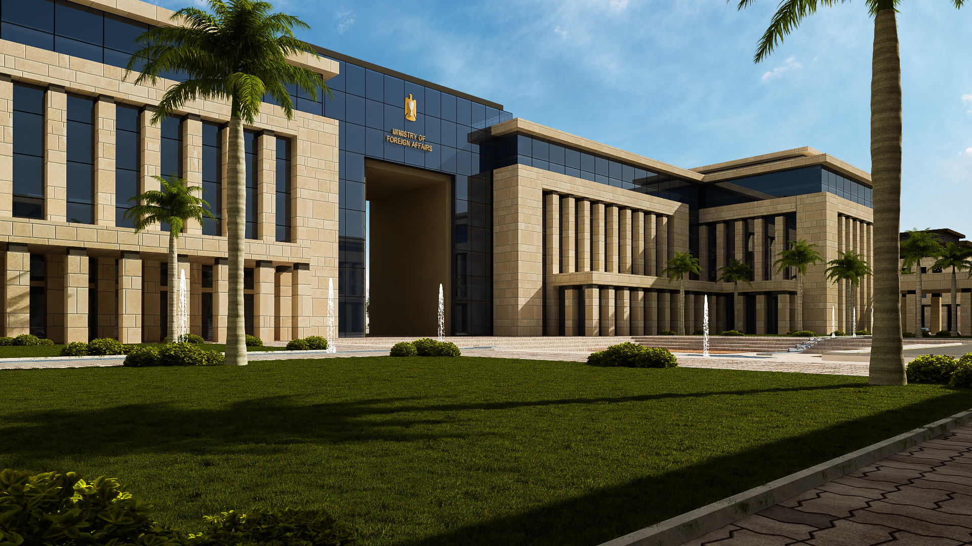 FOUR MINISTRY BUILDINGS