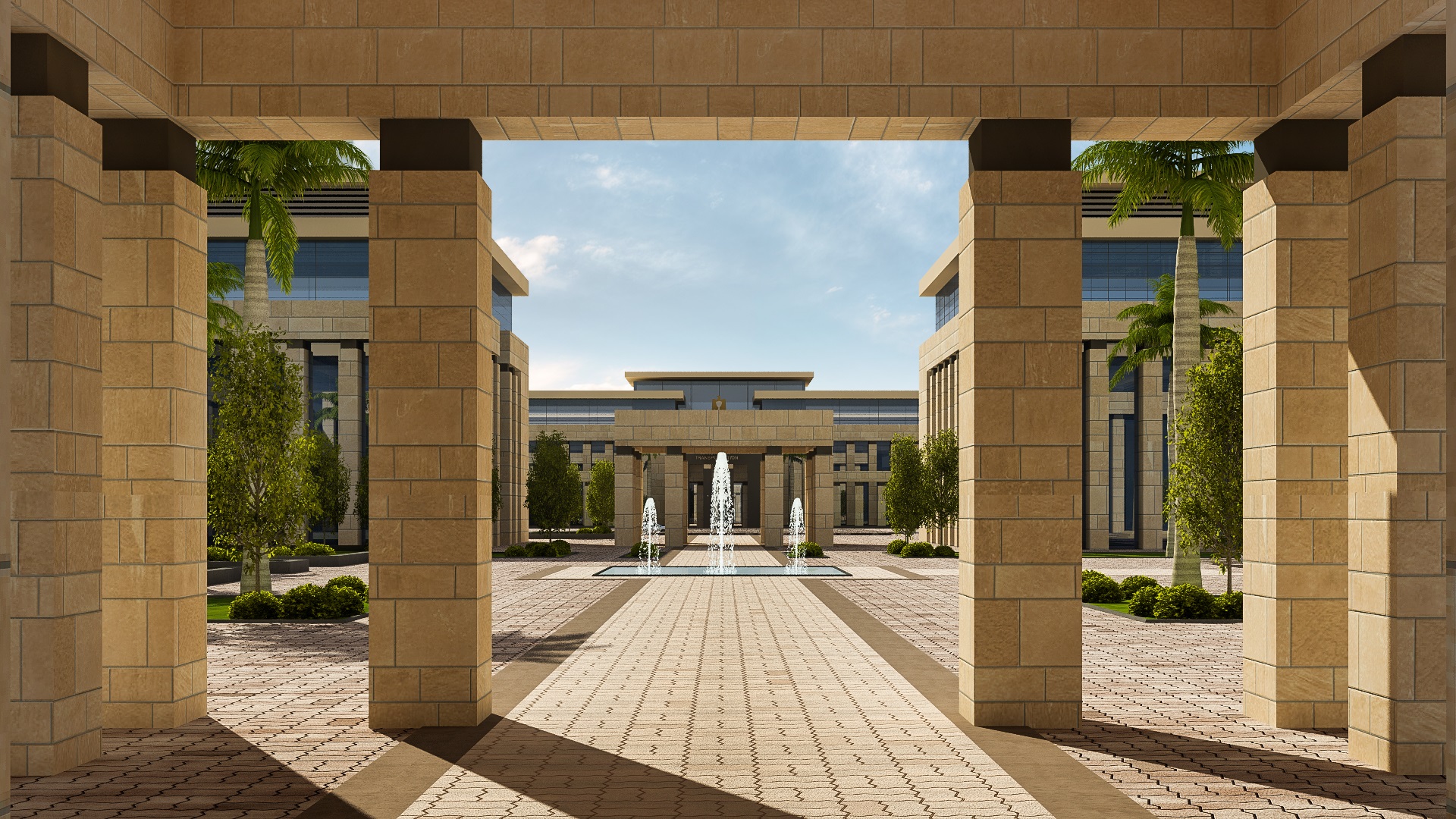 FOUR MINISTRY BUILDINGS