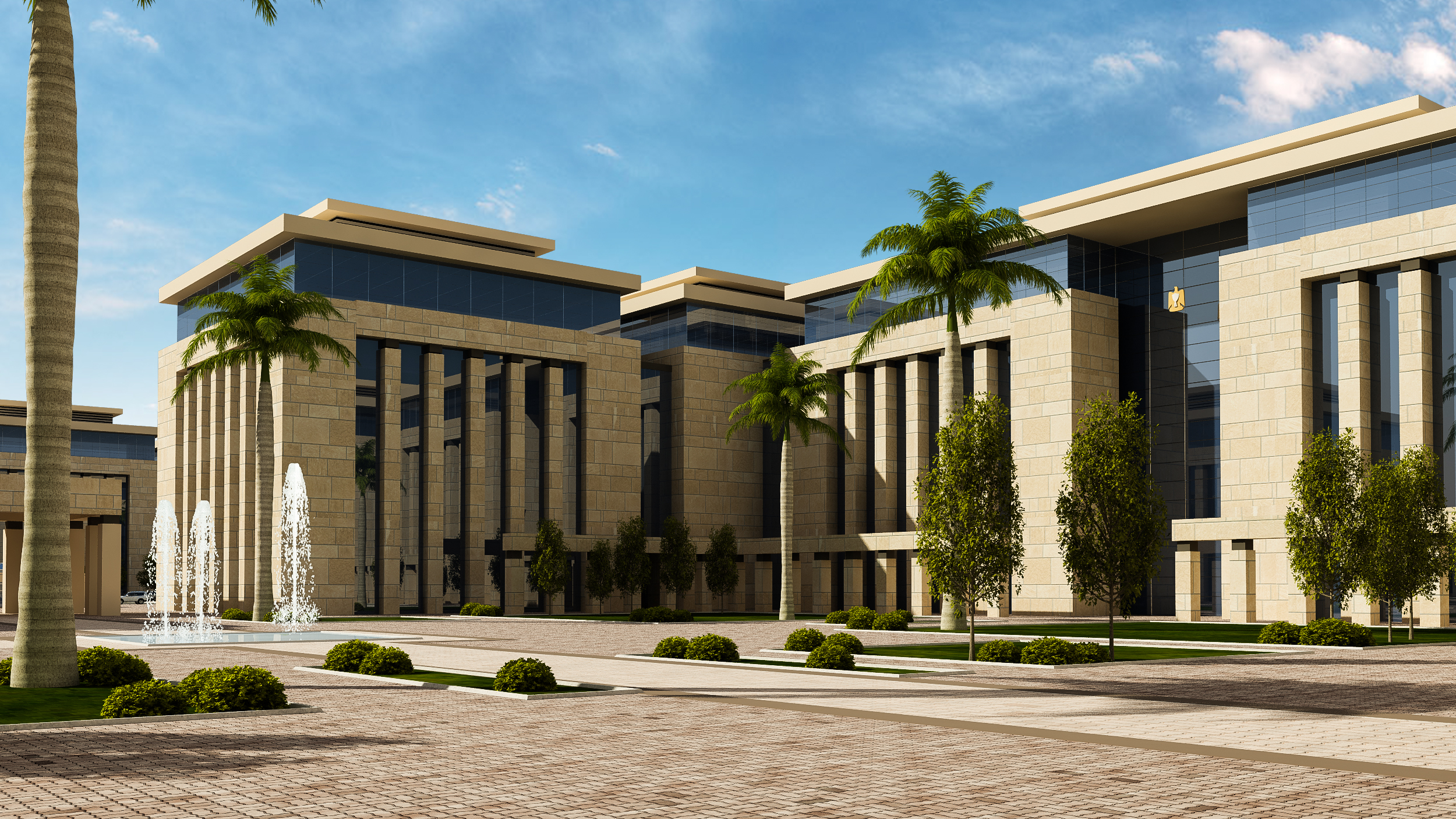 FOUR MINISTRY BUILDINGS